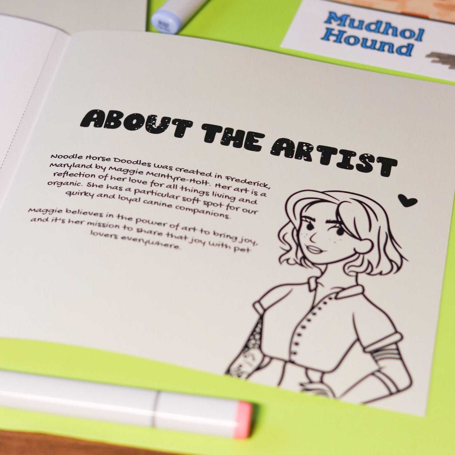 8x8" Noodle Doodle Coloring Book | Vol. 1 – Noodle Horse Doodles