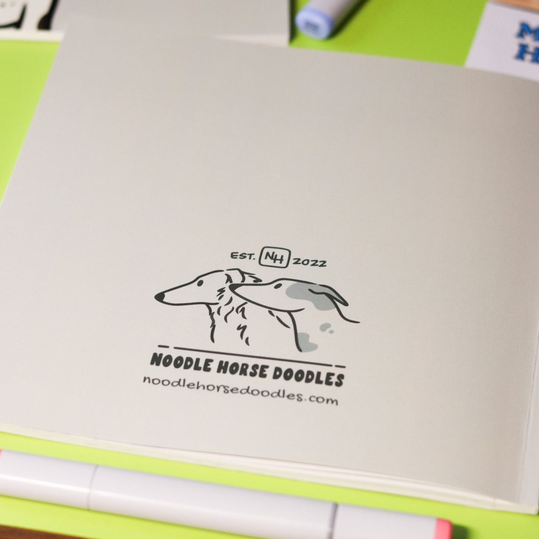 8x8" Noodle Doodle Coloring Book | Vol. 1 – Noodle Horse Doodles